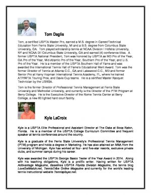 Rome Tennis Center at Berry College Viking Conference Bios - Rome ...